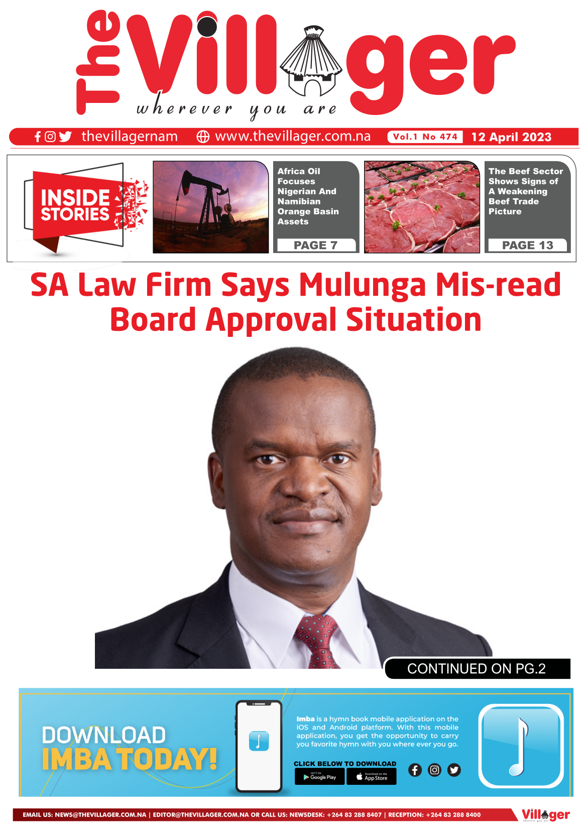The Villager Newspaper Namibia